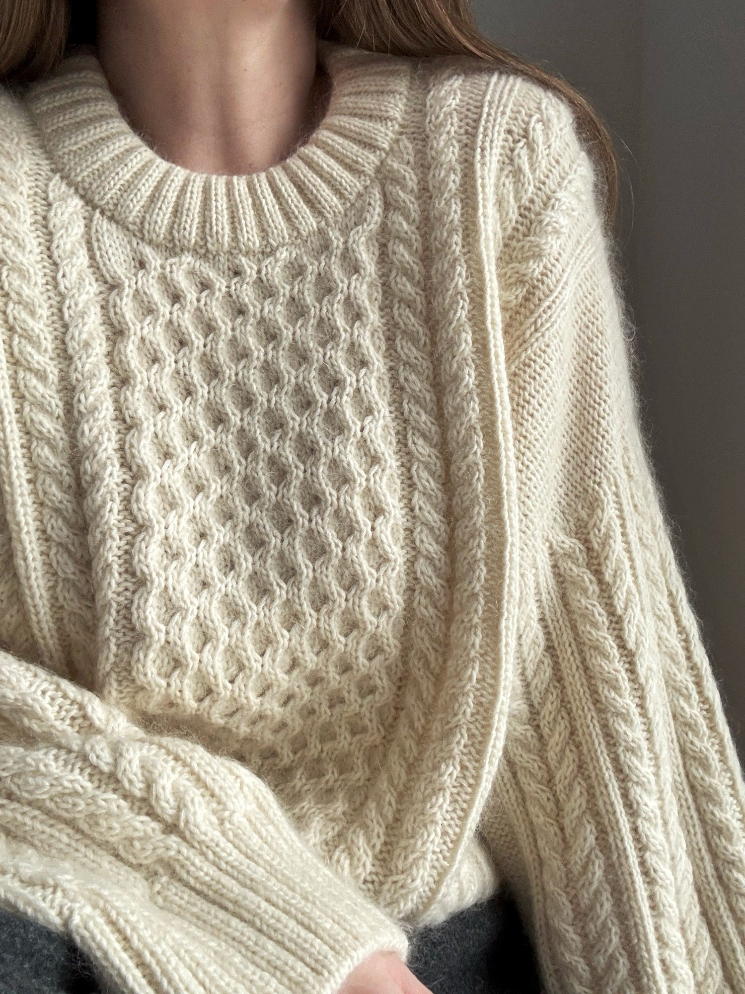 Ninon Sweater – Morecaknit Knitting Patterns Store